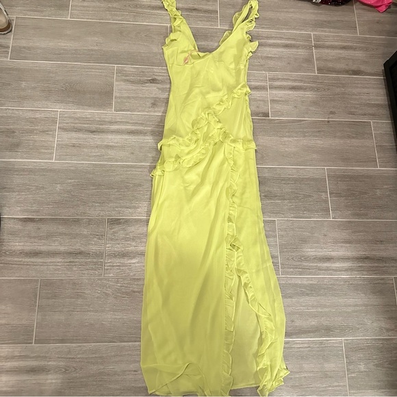 House of CB | Dresses | House Of Cb Pixie Dress Ruffle Maxi Sleeveless ...